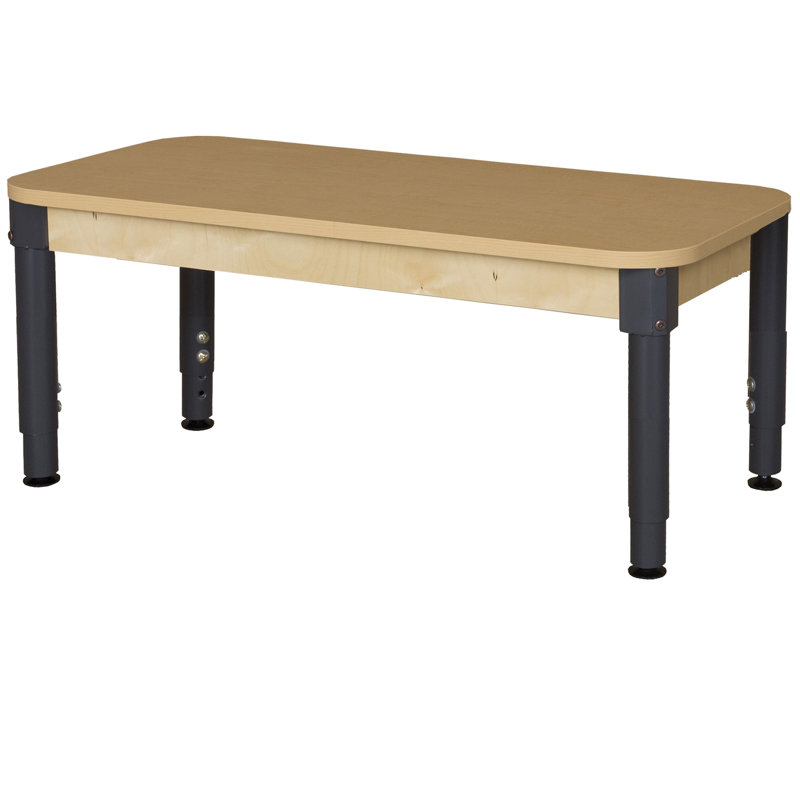 Wood Designs Adjustable Height Rectangular Activity Table & Reviews | Wayfair
